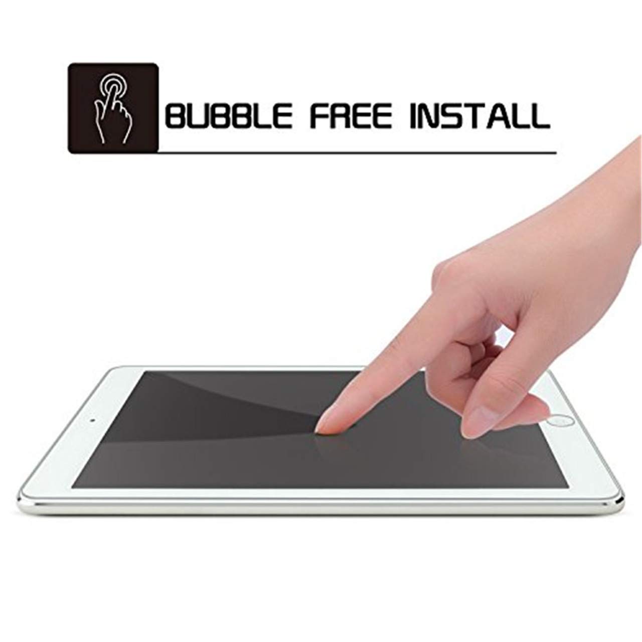 Sincase 2 PACK Screen Protector for iPad 9th 8th 7th Generation, 10.2 Inch Tempered Glass Film Screen Cover for iPad 9 8 7 (2021/2020/2019), Compatible with Apple Pencil