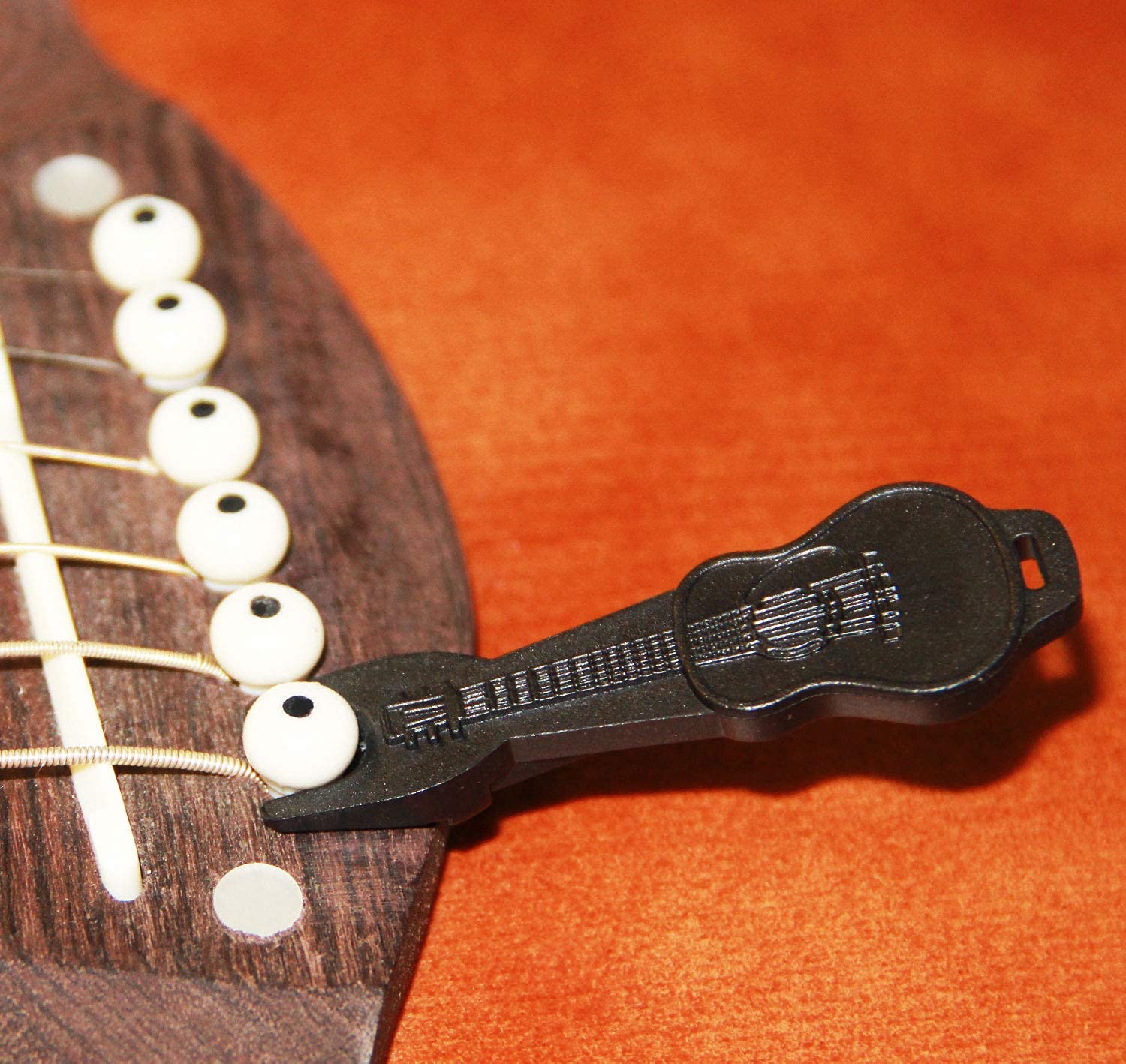 32pcs Acoustic Guitar Bridge Pins Pegs Puller Remover,Guitar Bridge Saddle nut Guitar Accessories Parts