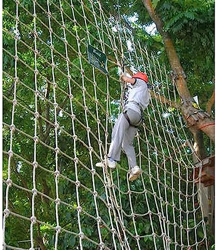 EkiDaz HXRW Rope Net Kids Safety Protective Net Sturdy Rope Climbing Net Polyamide Net for Kids Indoor and Outdoor Playing Playground Sets for Backyards (Size : 2 * 3m(6.6 * 9.9ft))