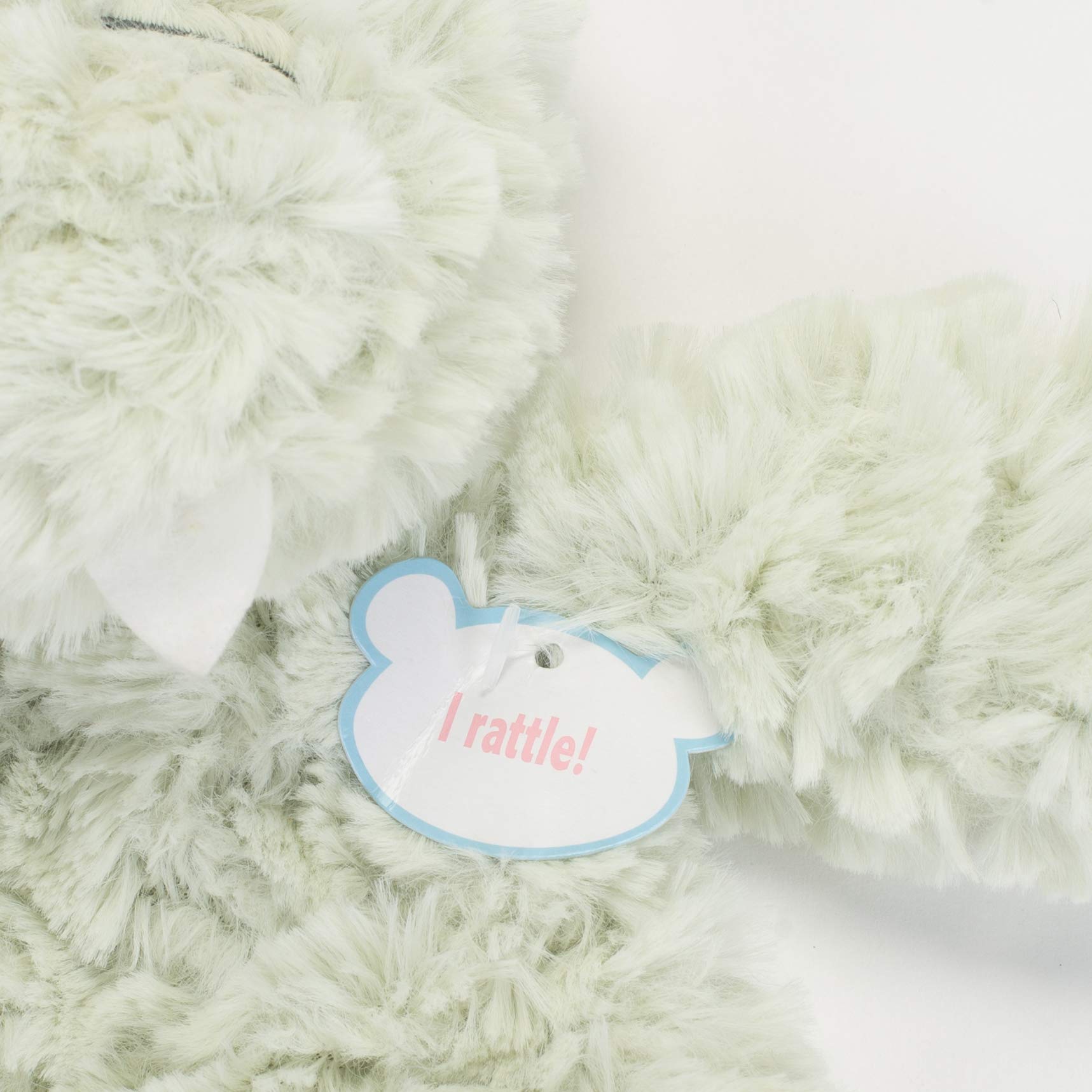 DEMDACO Arnie Alligator Mint Green Children's Plush Rattle Blankie