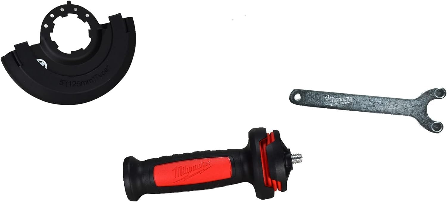 Milwaukee 2991-22 M18 FUEL Brushless Lithium-Ion 4-1/2 in. / 5 in. Grinder and 3/8 in. Impact Wrench Combo Kit w/ 2 Batteries (5 Ah)