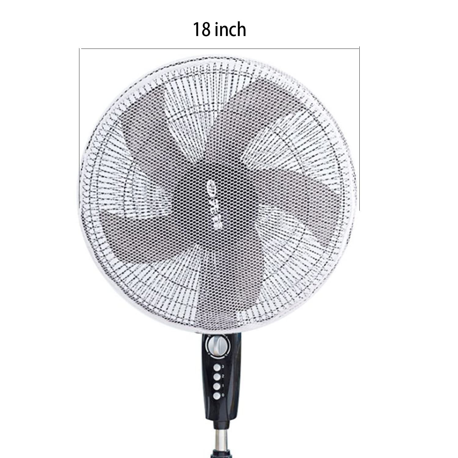 eyigylyo 2 Pack Round Electric Fan Guard Dust Cover,Mesh Covers Allow Air to Pass Through for Pedestal Fan Summer Washable Dustproof Safety Fan Protection