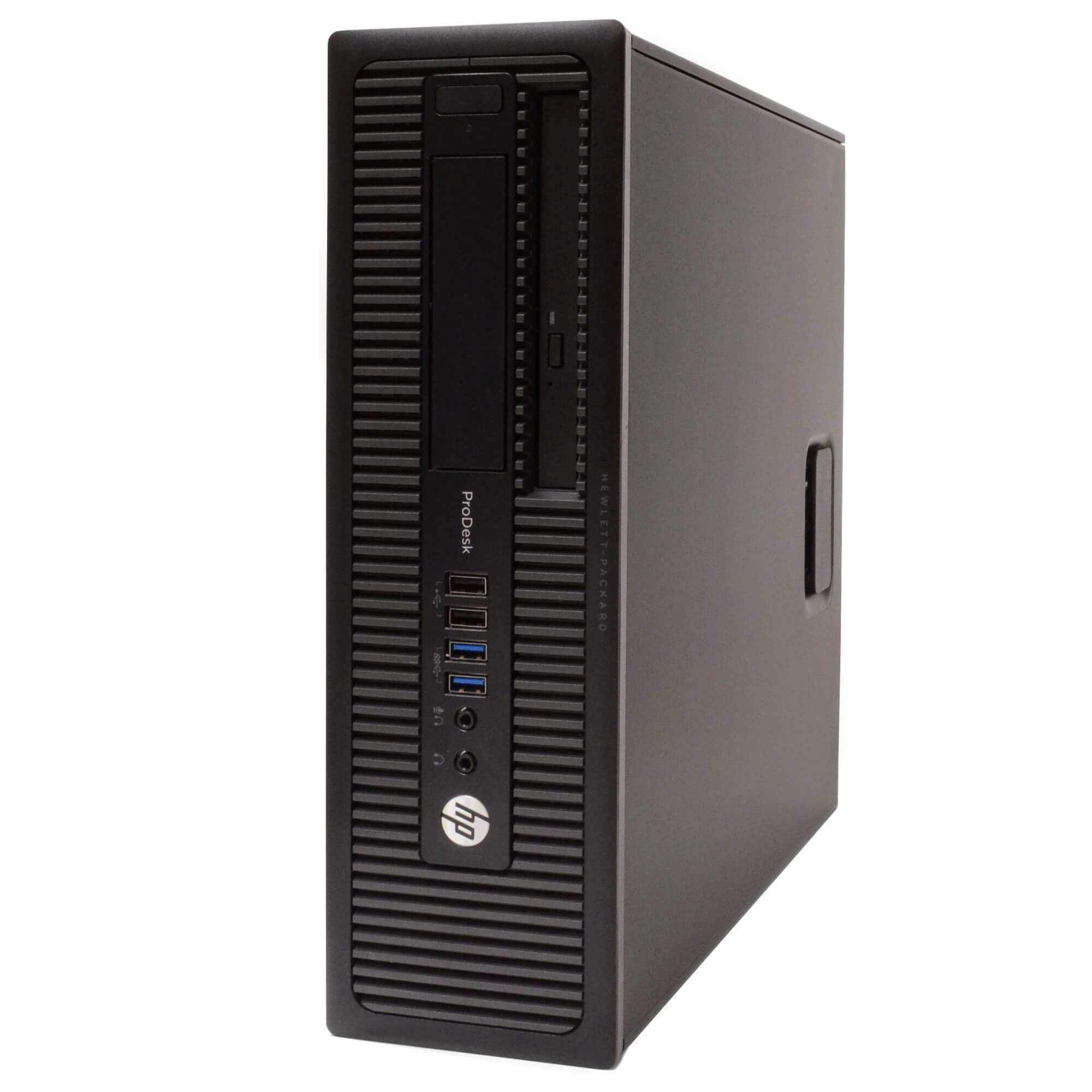 HP ProDesk 600G1 Desktop Computer PC, Intel Quad-Core i5, 500GB HDD Storage, 4GB DDR3 RAM, Windows 10 Home, DVD, WiFi, New 24in Monitor, Wireless Keyboard and Mouse (Renewed)