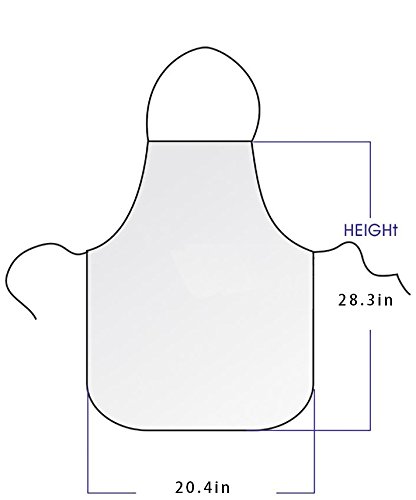 DZGlobal Fashion Children Kitchen Apron - Chef Kitchen Cooking and Baking Bib Apron (Funny Just A Girl Loves Slime)