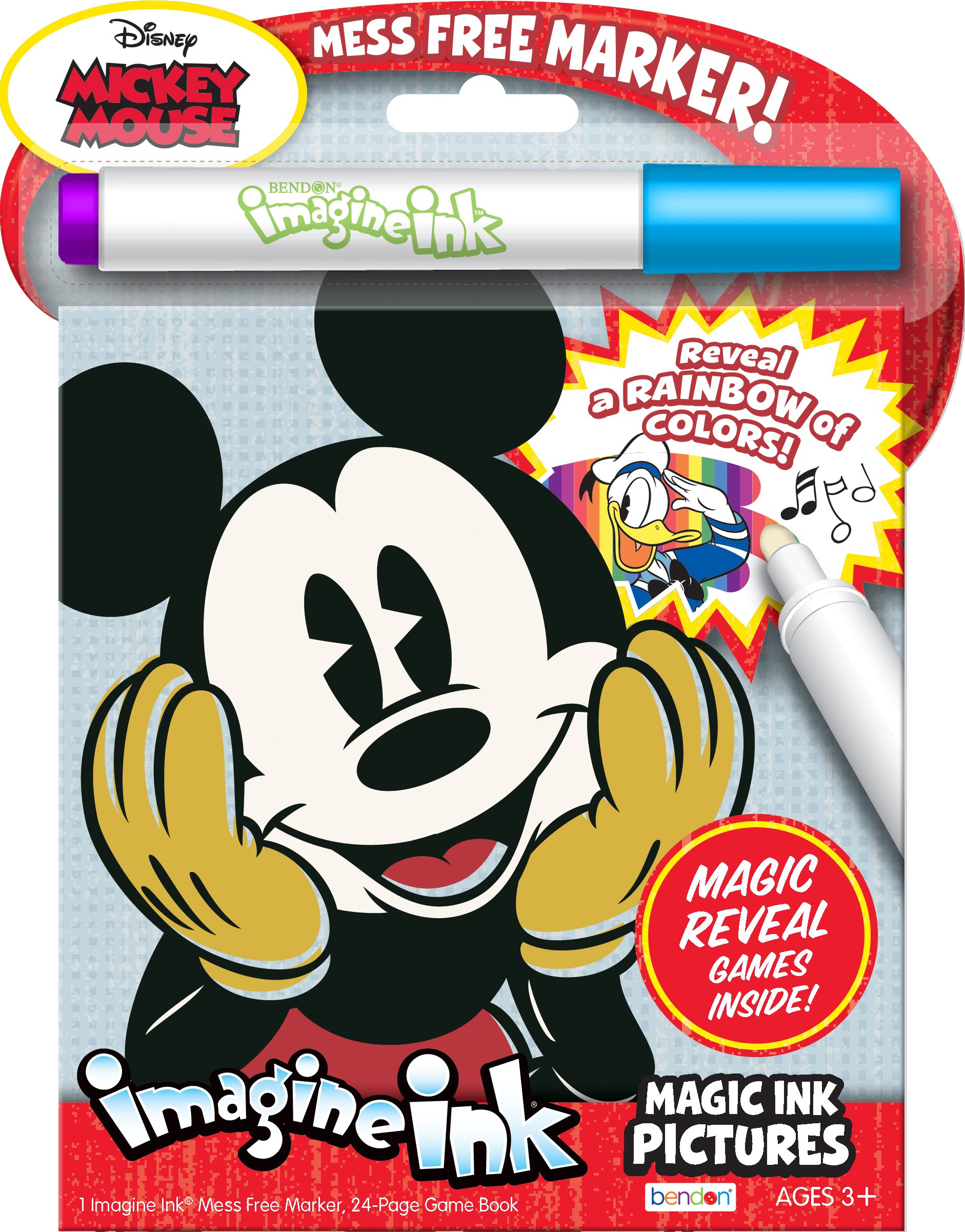 Bendon Disney 43776 Mickey Mouse Vintage Imagine Ink Magic Ink Pictures