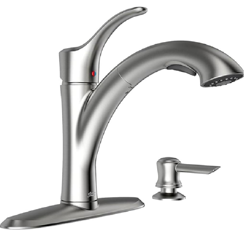 American Standard Mesa Stainless Steel 1-Handle Pull-Out Kitchen Faucet