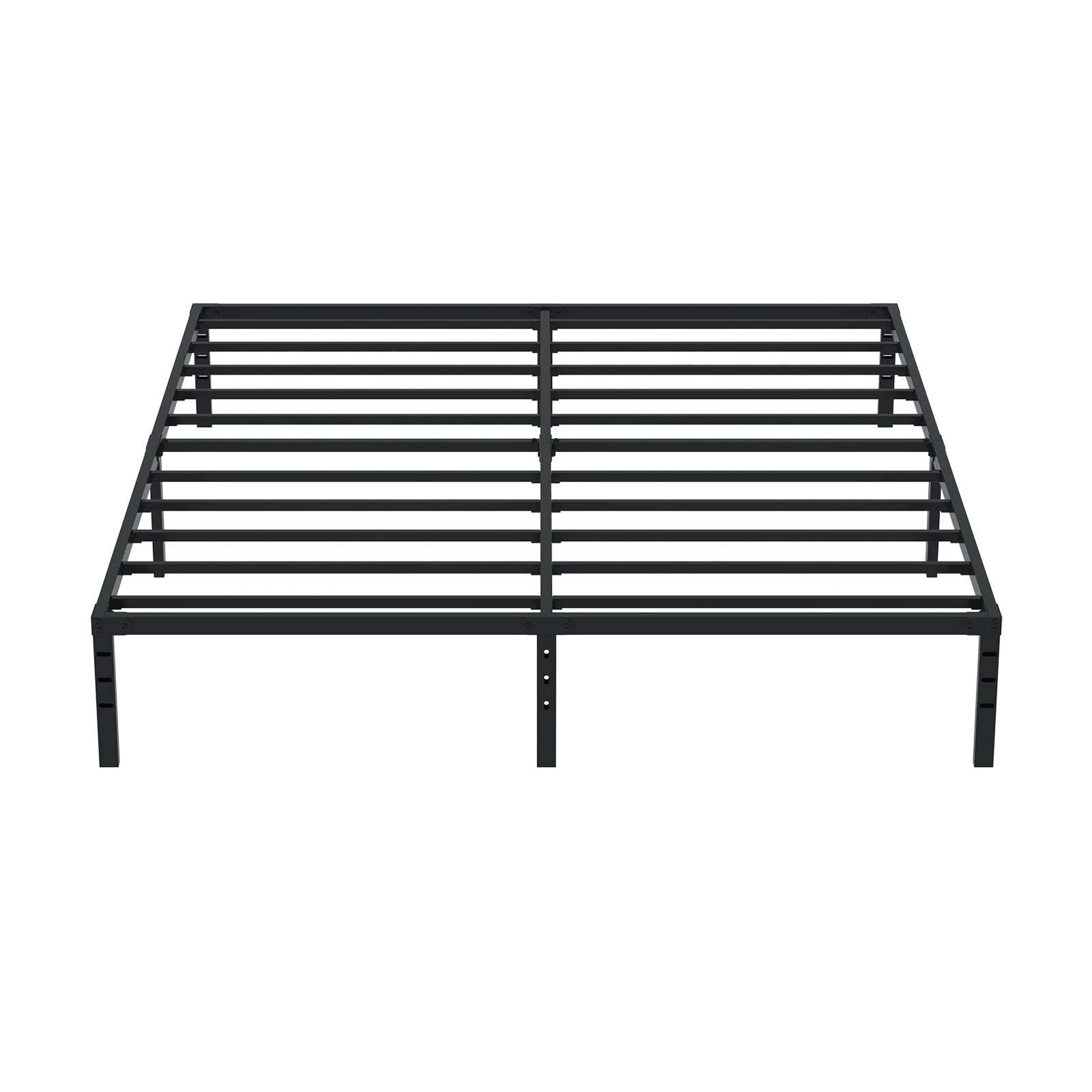GPDD 14 Inch King Bed Frame Heavy Duty Metal Platform Bed Frame Steel Slat Support King Size, No Box Spring Needed, Easy Assembly, Suitable for Bedroom, Black