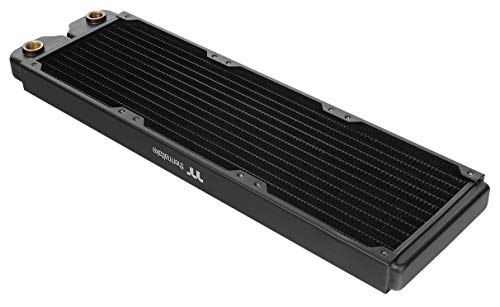 Thermaltake Pacific DIY Liquid Cooling System C360 27mm Thick High-Density Fins Single-Row Copper Tubes Copper Radiator CL-W228-CU00BL-A