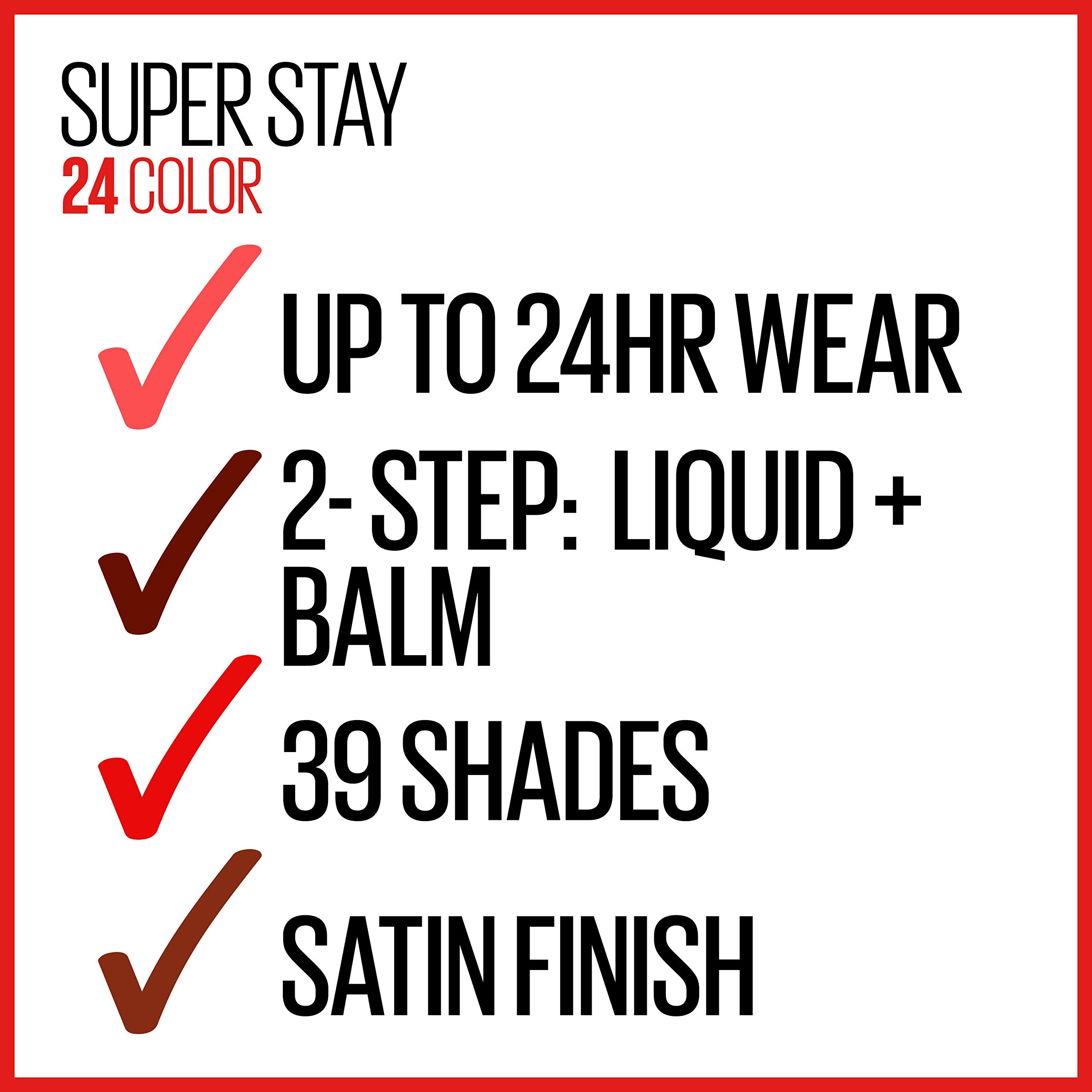 Maybelline Super Stay 24, 2-Step Liquid Lipstick Makeup, Long Lasting Highly Pigmented Color with Moisturizing Balm, Frozen Rose, Mauve Pink, 1 Count