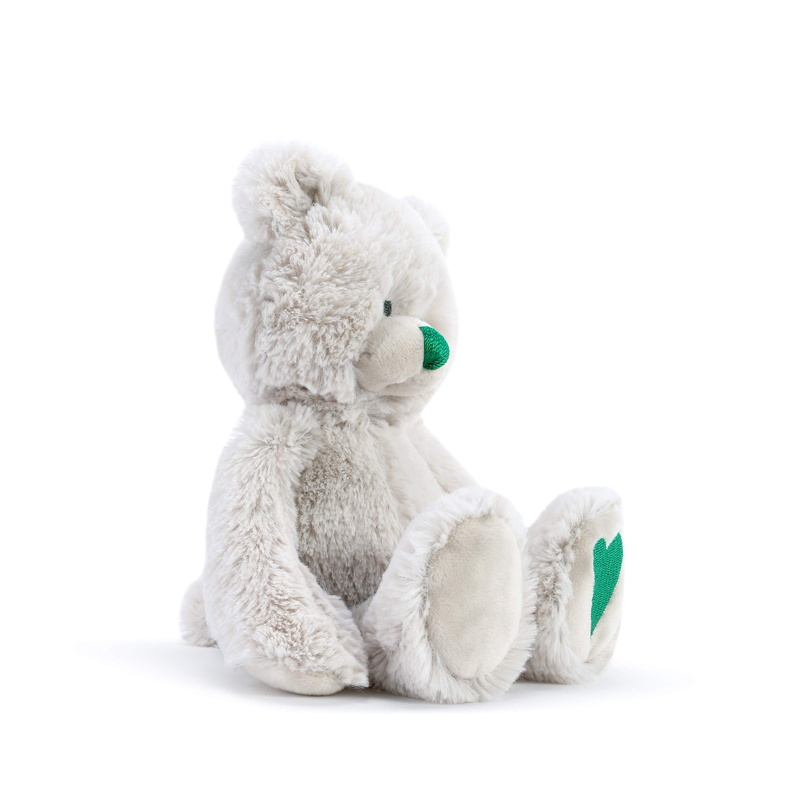 DEMDACO Dreamer Green Emerald Color Heart May Birthstone 8.5 inch Children's Plush Stuffed Animal Toy
