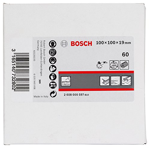 Bosch Professional 2608000597 P60 Flap Sanding Wheel with Fleece, Brown