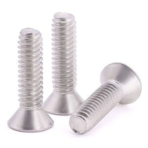 6-32 x 3/4" (100 pcs) Flat Head Machine Screws, 304 Stainless Steel (18-8), Phillips Drive, Cross Recessed 80° countersunk Head Screws, Coarse Thread UNC, ANSI B18.6.3-2