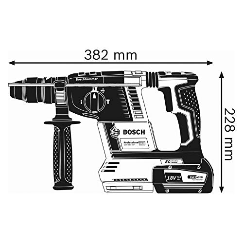 Bosch Professional Gbh 18 V-26 F Cordless Rotary Hammer Drill (Without Battery And Charger) - Carton