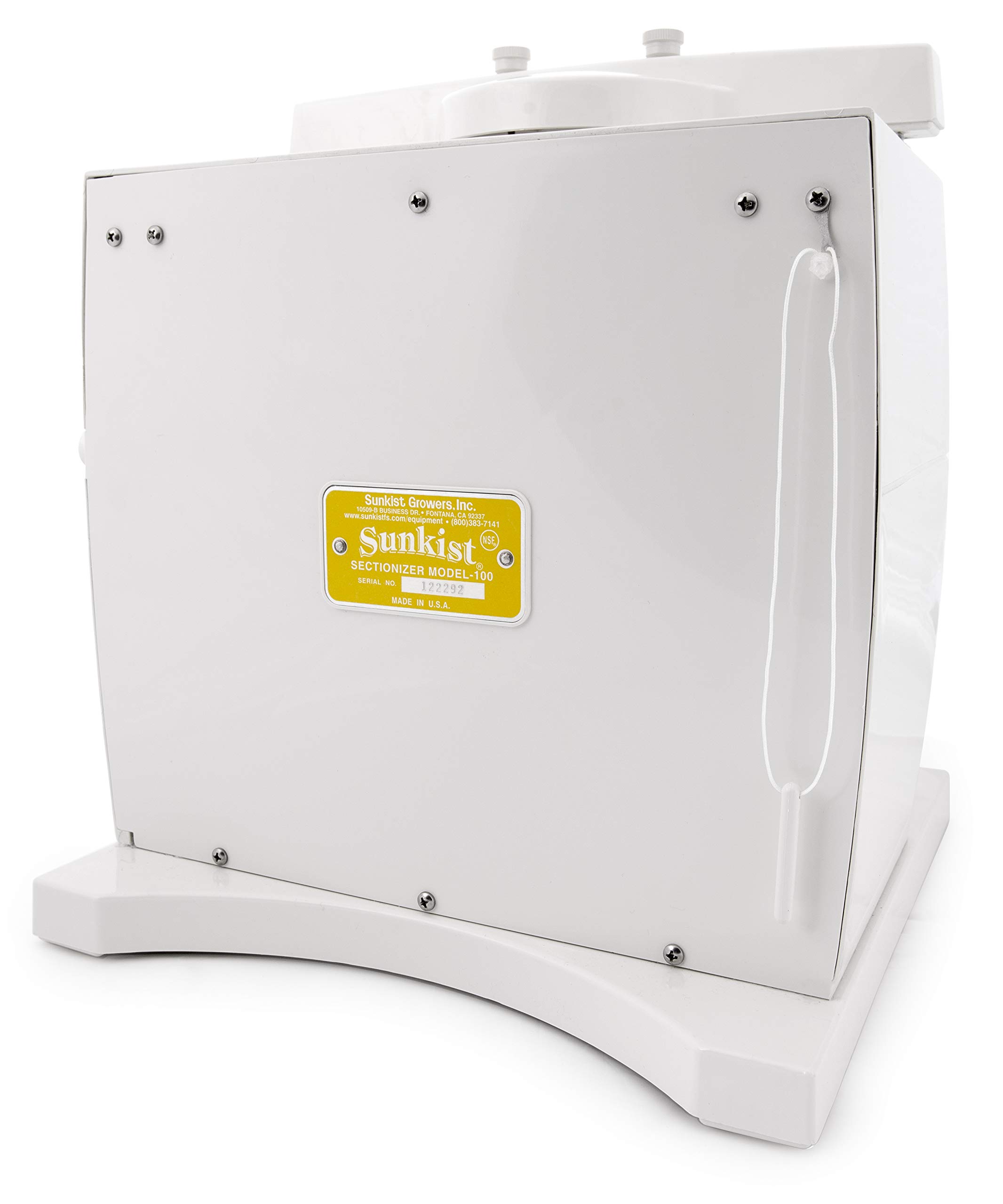 Sunkist Growers | Commercial Series Sectionizer with 8 Wedge Blade Cup | Fruit & Vegetable Cutter | Food Preparation | Interchangeable Kitchen-Grade Stainless Steel Blades | NSF Approved | Model S-104