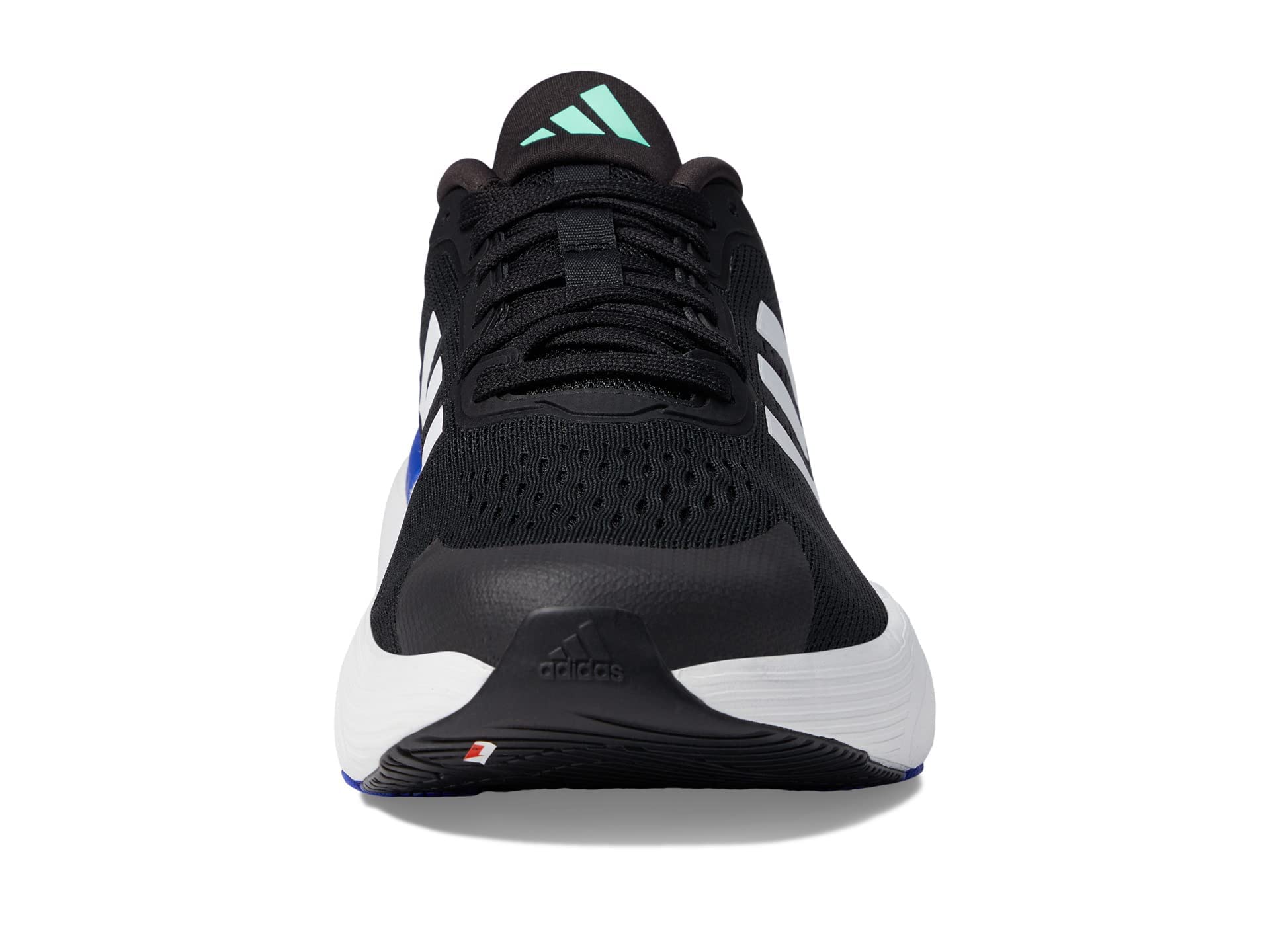 adidas Men's Response Super 3.0 Running Shoe, Black/White/Pulse Mint, 11.5
