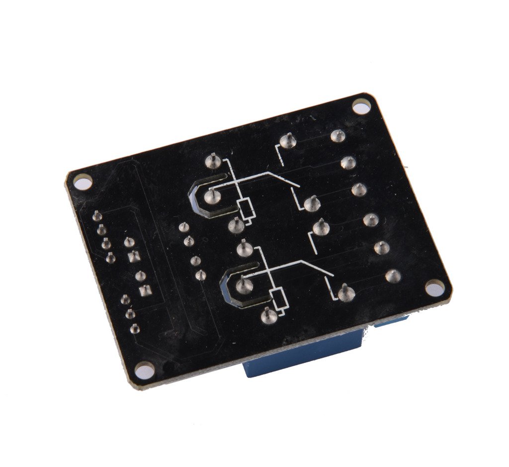 DAOKI 5PCS 2 Channel DC 5V Relay Module with Optocoupler Low Level Trigger Expansion Board Compatible with Arduino