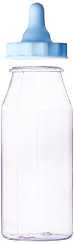 Darice, 12 Piece, 5 inch, Blue Baby Favor Bottle