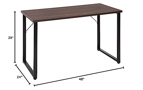 OFM ESS Collection Modern 48" O-Frame Computer Desk, Wenge