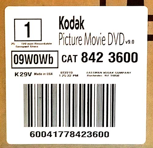 Kodak Picture Movie DVD, 25 ct Pack for use with Kodak Kiosks Only