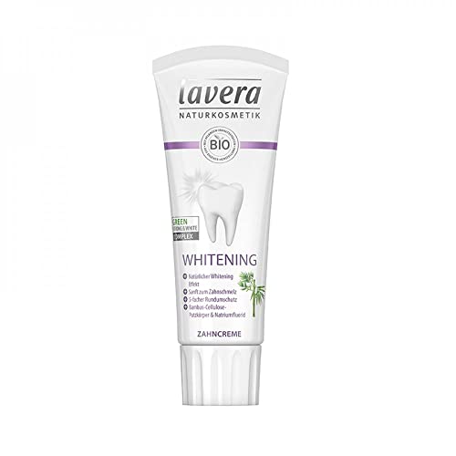 LAVERA Whitening Toothpaste With Fluoride, 75 ML