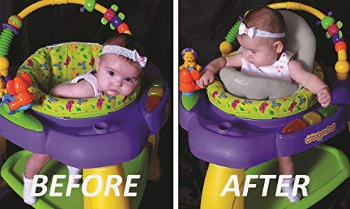 KidCo HuggaPod Portable Baby Seated Support - Situp Baby Seat, Portable Infant Sit Up Seat for Jumpers, Swings, and More, Machine Washable