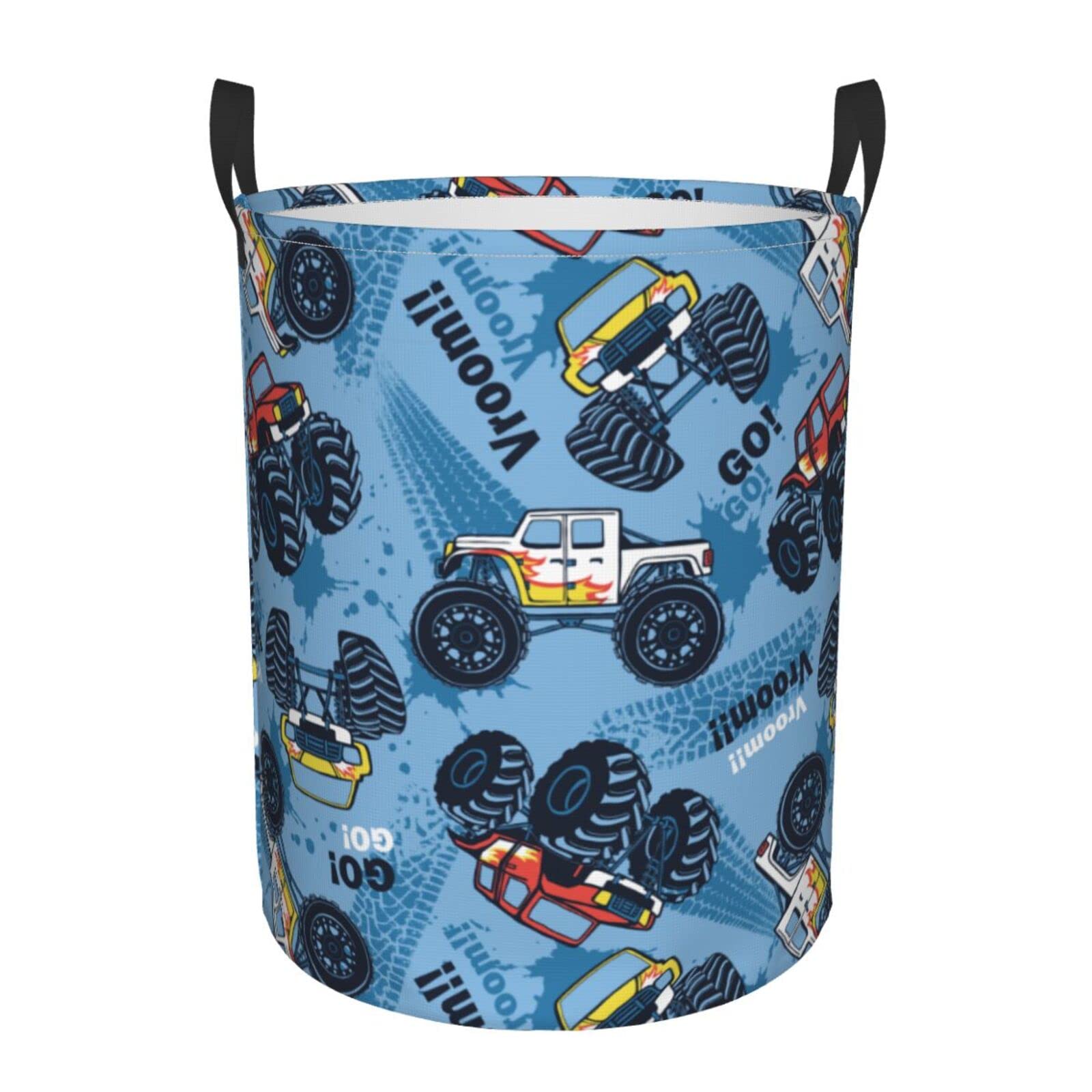 Gbuzozie Colorful Silhouettes Game Joystick Round Laundry Hamper Storage Basket Toys Clothes Organizer Bin For Home Bathroom Bedroom Dorm Nursery, 62l