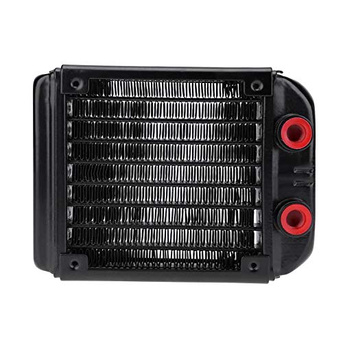 90MM Aluminum Computer Radiator Water Cooling Radiator Water Cooler 9 Tubes Heat Exchanger CPU Heat Sink for Laptop Desktop