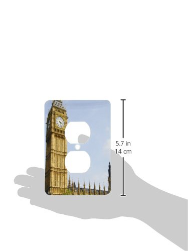 3dRose lsp_82737_6 England, London, Big Ben Clock Tower Eu33 Cmi0303 Cindy Miller Hopkins 2 Plug Outlet Cover