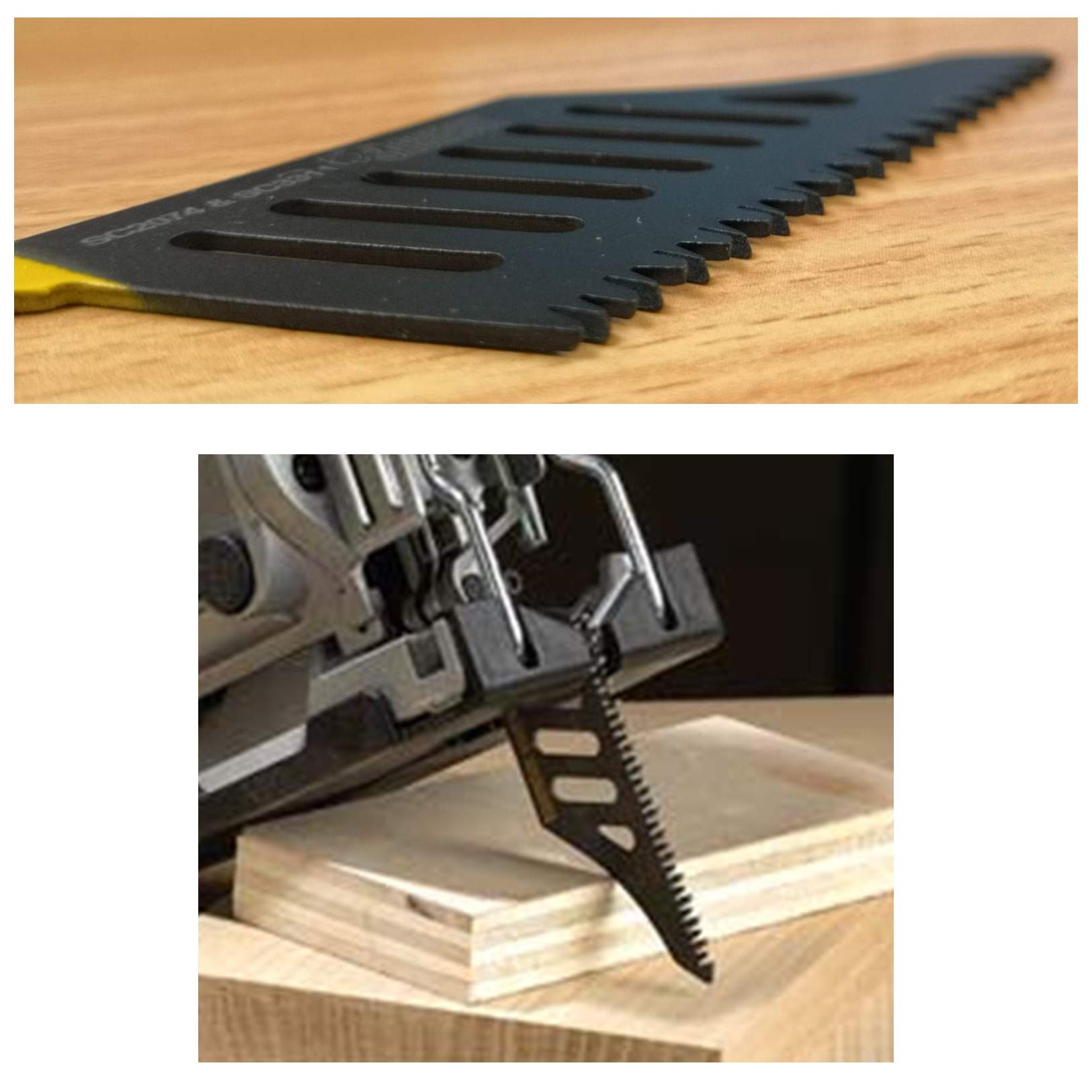 5 x SabreCut JSSC2074_5 T Shank HCS Wood Flush Cutting DT2074 Jigsaw Blades For Dewalt, Bosch and many others