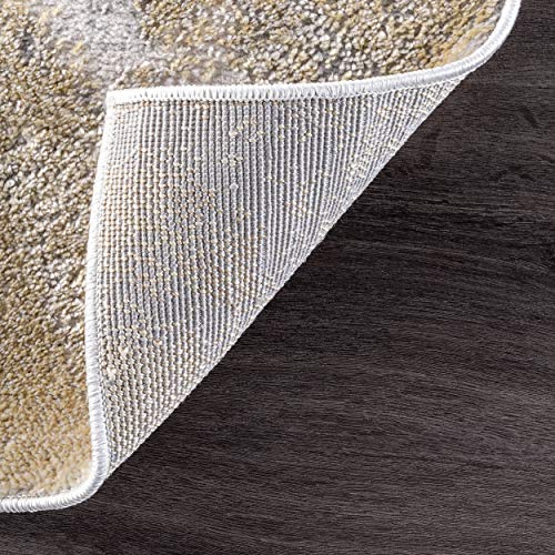 nuLOOM Cyn Abstract Runner Rug, 2' 6" x 10', Gold