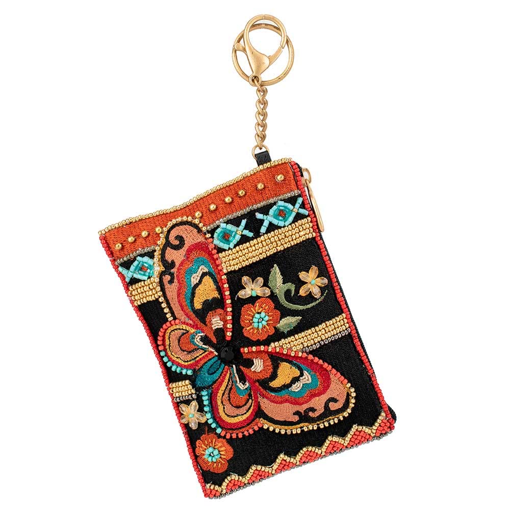 Mary Frances Womens Mary Frances Beaded Coin Purse-key Fobs (Journey) handbag, Multi, One Size US
