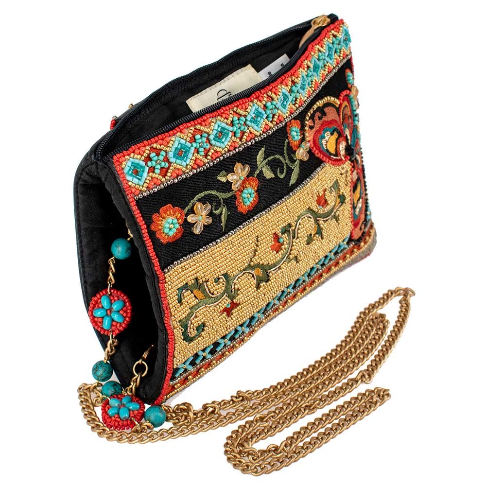 Mary Frances Womens Mary Frances Journey Mini Crossbody handbag, Multi, One Size US