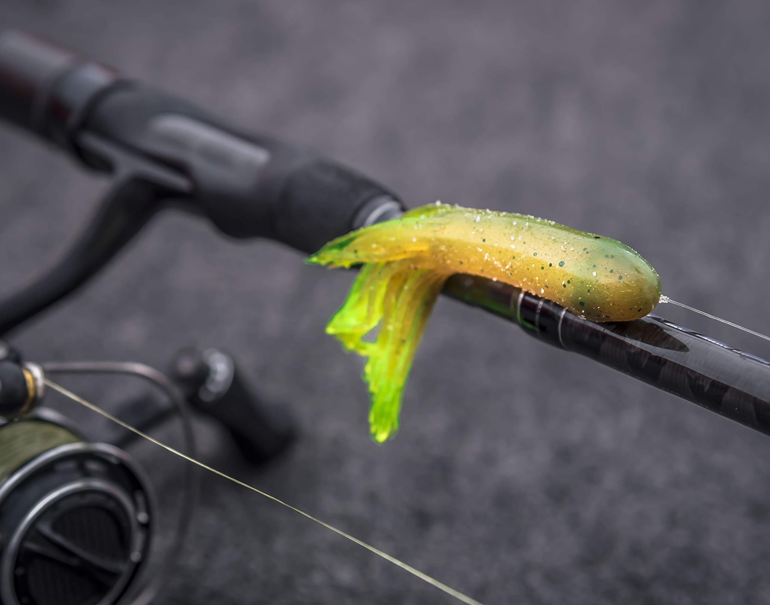 Berkley PowerBait Power Tube, 3 1/2in | 9cm, Soft Bait - 3 1/2in | 9cm, Green Pumpkin