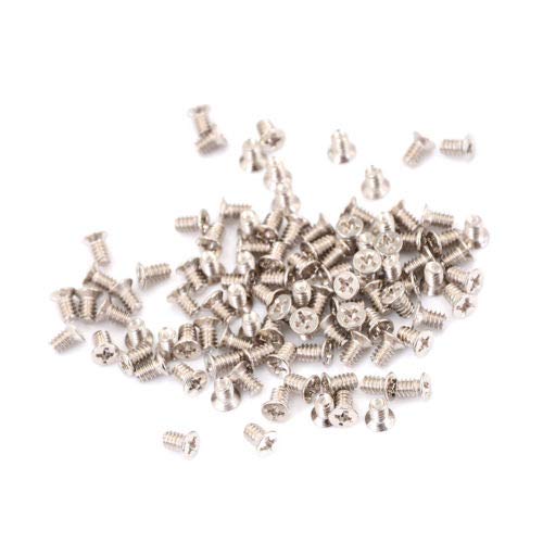 Ochoos 100pcs PC Case Hard Drive Screw 326mm HDD Caddy Swap Server Tray Mount Flat Countersunk Head DIY Computer Hot - (Color: Black)