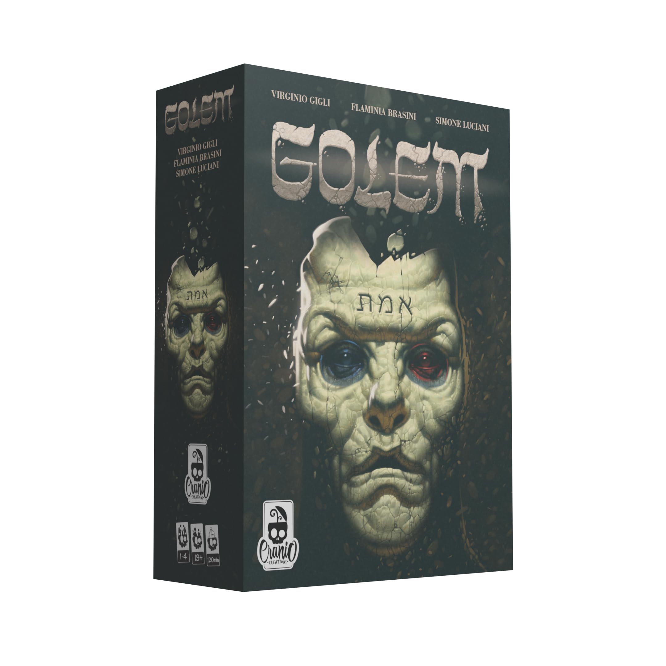 Golem Board Game | Strategy Game | Renaissance Fantasy Game | Engine-Building Game for Adults and Teens | Ages 14+ | 1-4 Players | Average Playtime 90-120 Minutes | Made by Cranio Creations