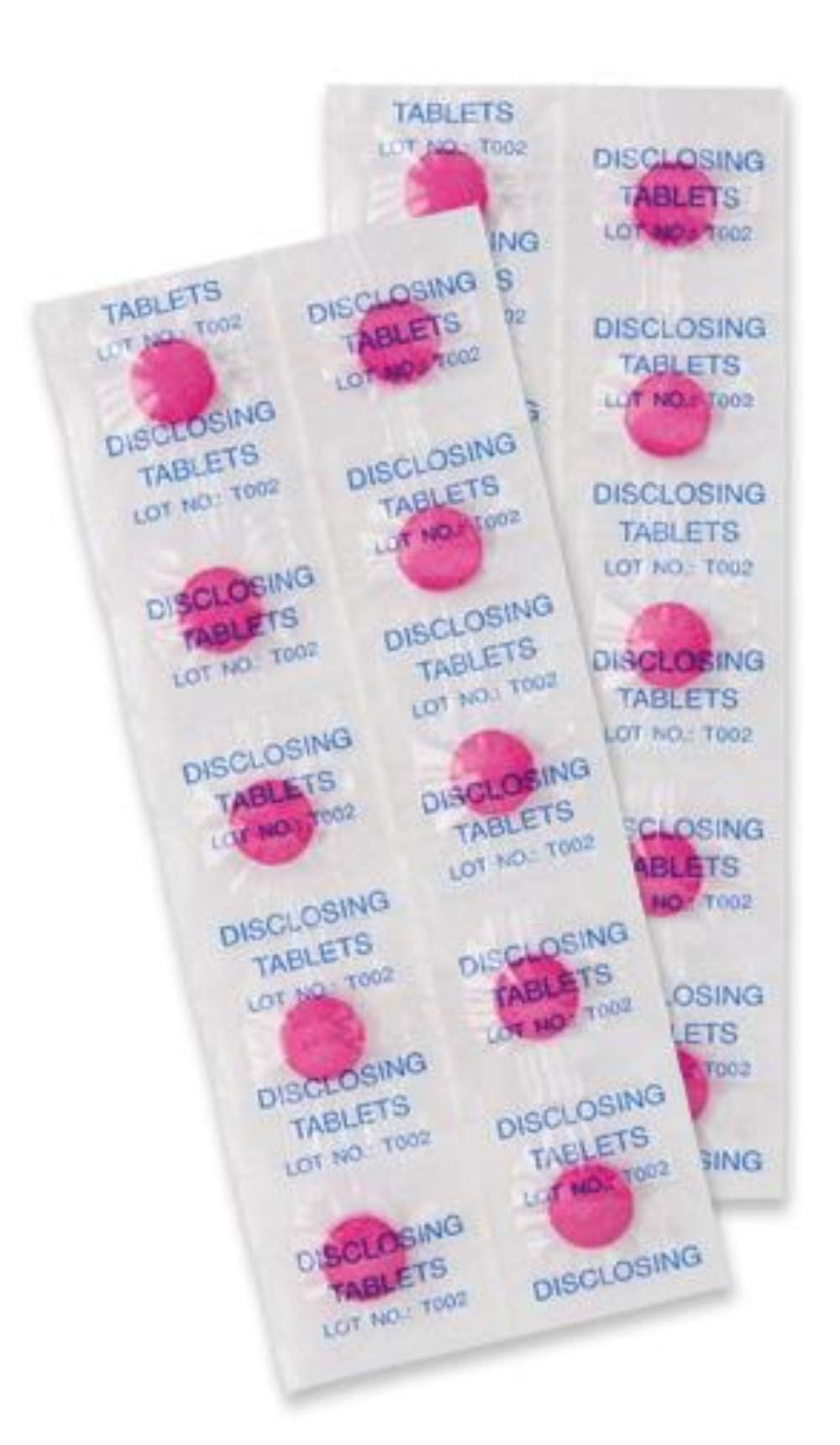 POH Plaque Disclosing Tablet Wafers For Kids - 40 Count, Cherry Flavor - Plaque Remover