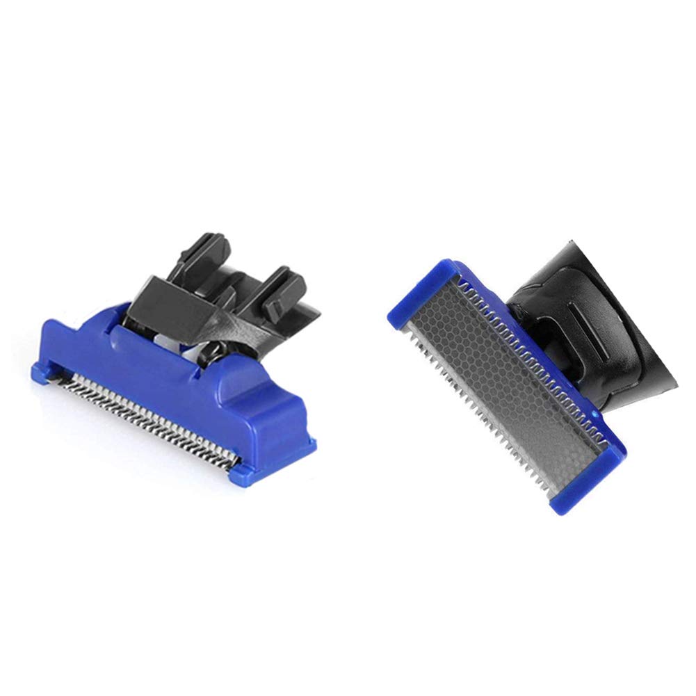 4PCS Shaver Replacement Head for Solo Rechargeable Full Body Hair Trimming Electric Shaver Replacement Cutter Head Solo Blades (4PCS + Storage Bag)