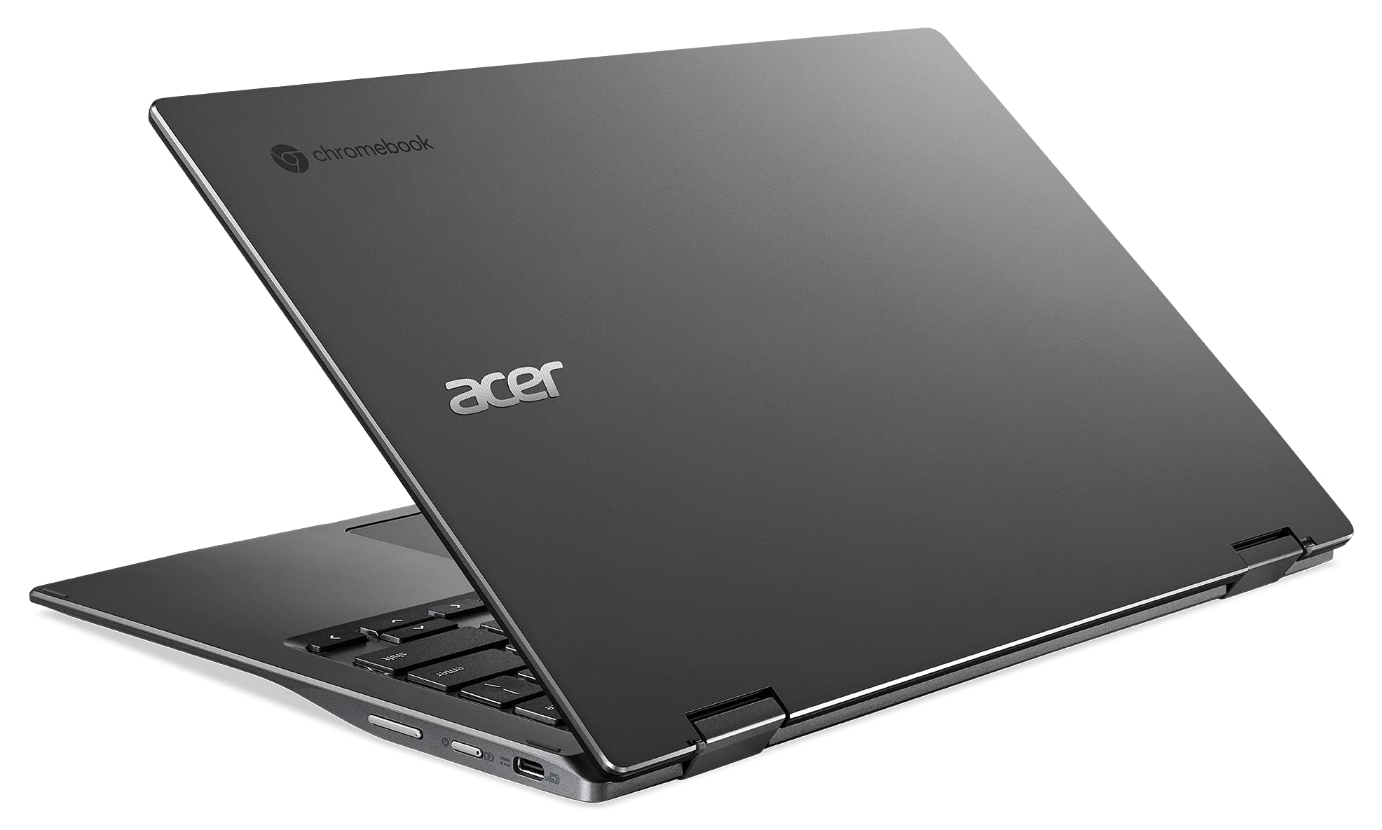 acer Chromebook Spin 2-in-1 13.3"" FHD IPS Touch Laptop | Qualcomm Snapdragon 7c | Qualcomm Adreno 618 GPU | 4GB RAM | 64GB SSD | Backlit Keyboard | Chrome OS | Bundle with Stylus Pen, Grey
