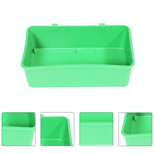 BCOATH Bird Cage 4 pcs Conure Accessories Shower Accessory Decor Hanging Bath Supplies Container Parakeet Cockatiel Pet Parrot for Bowl Tub Brid Green Feeding Plastic Cage Bathtubs Bird Bird Feeder