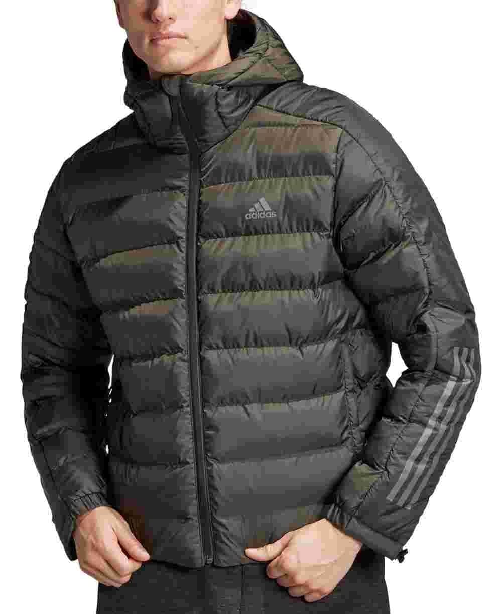 adidas Men's Itavic 3-Stripes 2.0 Outdoor Jacket, Legend Earth, X-Large
