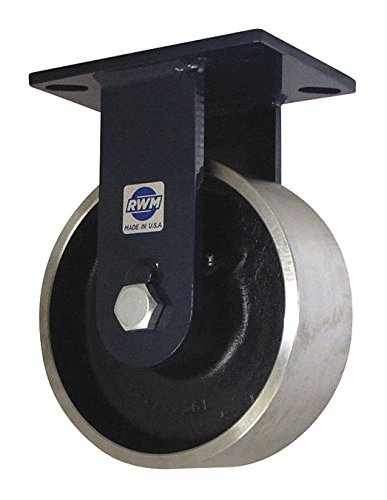 6" Extra Super Duty Rigid Plate Caster, 7000 lb. Load Rating (53CH22)