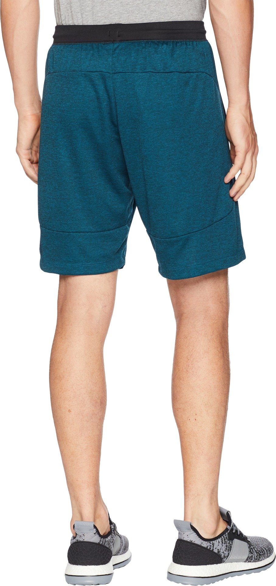 adidas Men's SpeedBreaker Hype Shorts Real Teal/Colored Heather X-Large 10