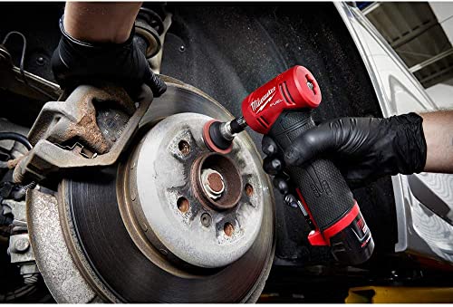 Milwaukee M12 FUEL 12V Lithium-Ion Brushless Cordless 1/4 in. Right Angle Die Grinder (Tool-Only) + Accessory