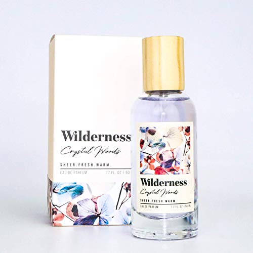 Wilderness Crystal Woods Eau de Parfum Spray by Tru Western - Fresh and Warm Floral Fragrance for Women - Featuring Notes of Eucalyptus Blooms, Jasmine Petals, and Sheer Cedar - 1.7 fl oz | 50 ml