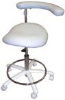 GLX Assistant Stool 2065 Grey Teal, Contoured Seat