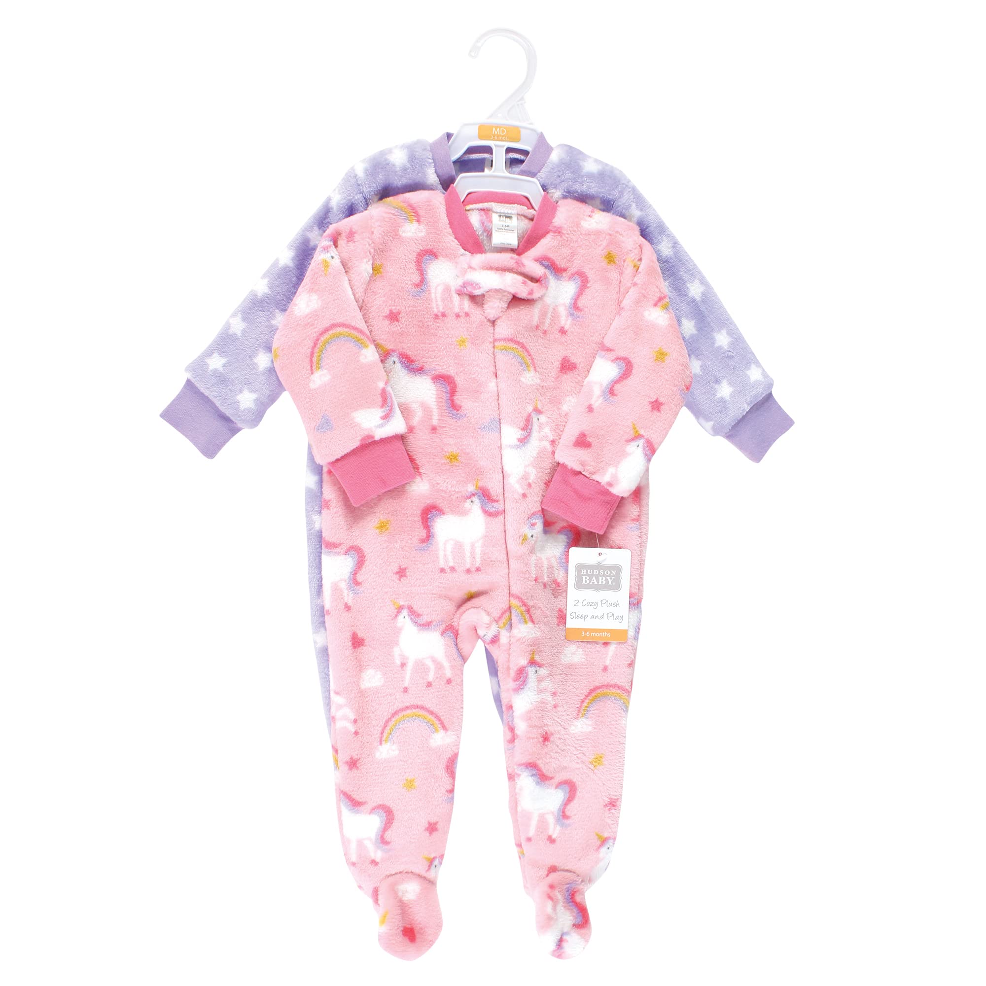 Hudson Baby Baby Plush Sleep and Play, Celestial Unicorn, 6-9 Months