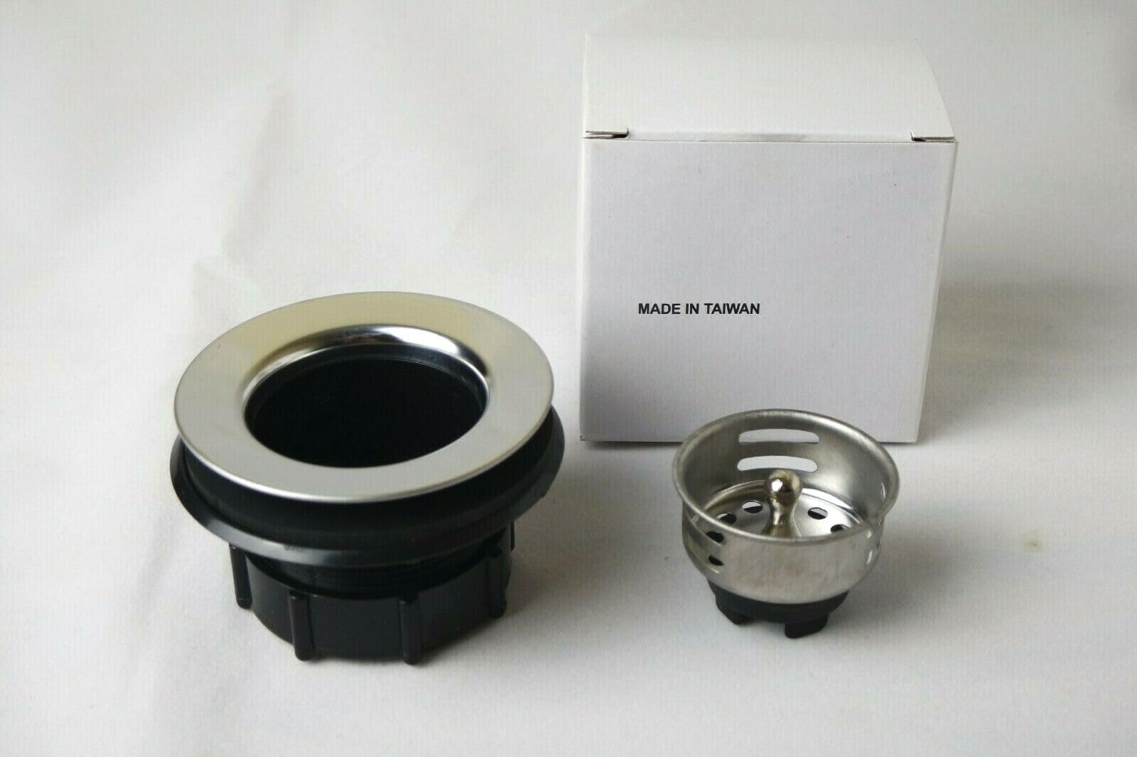 APEX RV Removable Sink Drain Assembly fits 2-2 1/2 Inch Sink Opening Diameter for 1 1/2 Inch Pipe Diameter with Stainless Steel Strainer for RV, Camper, Trailer, Marine Vessel, and Cabin.