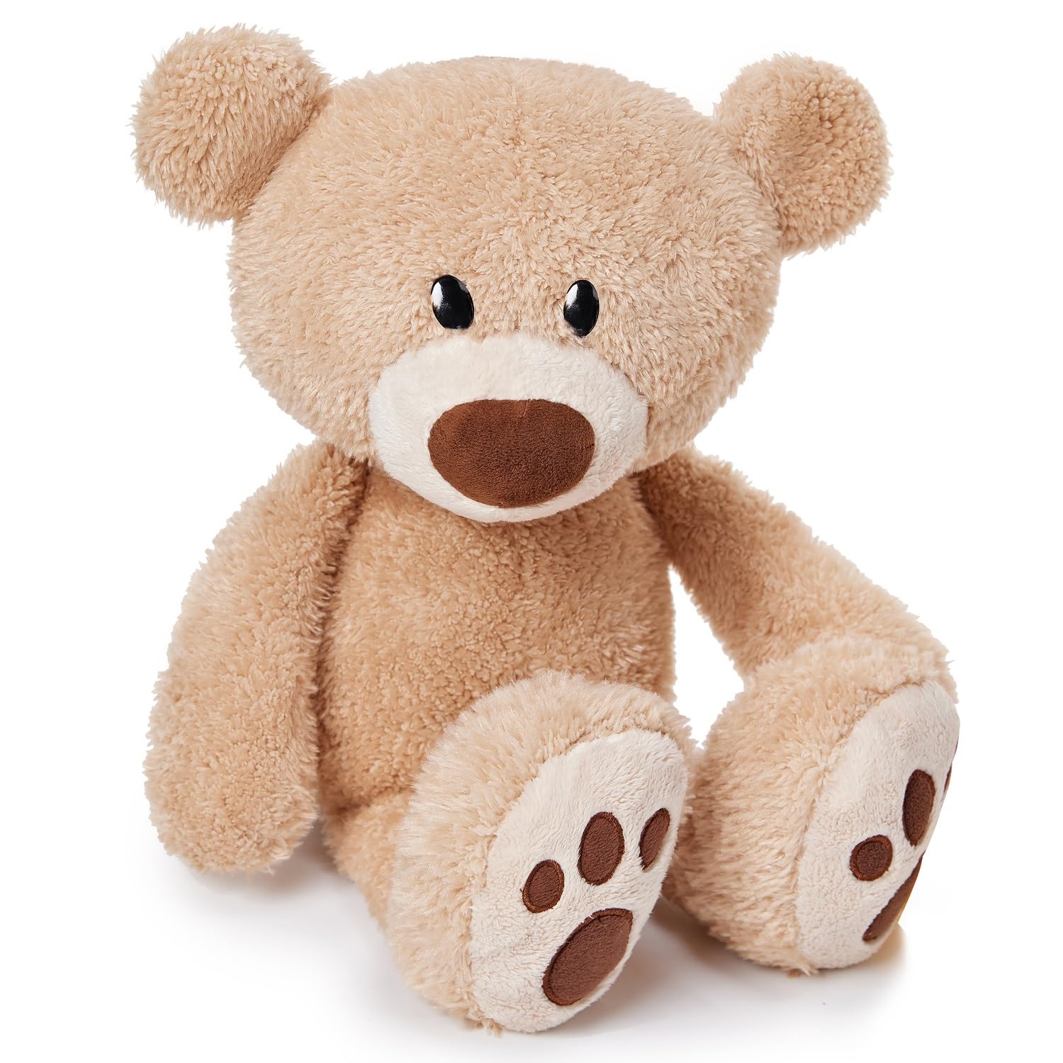 COICCEZA Giant Teddy Bear Stuffed Animal Plush Toys Gift for Kid Girlfriend, Soft Tan Stuffed Bears for Christmas Valentineās Day Birthday Wedding Party, 39 Inches