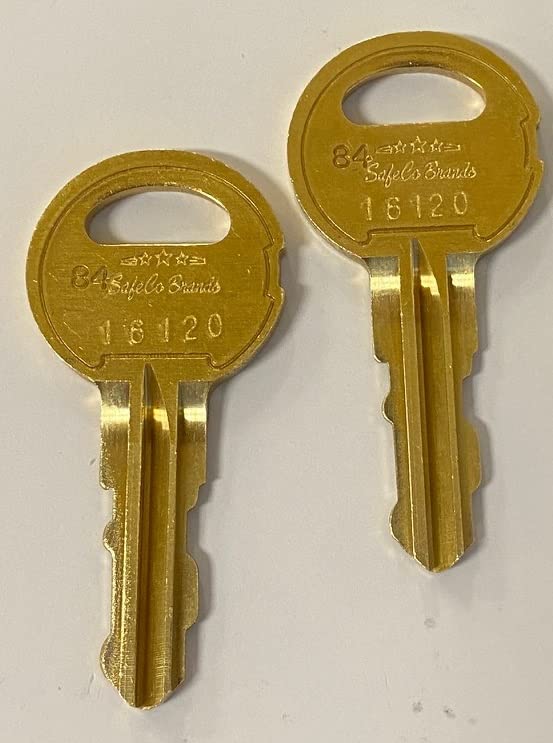 SafeCo Brands 2-Keys Brass Key Lock SafeCo Brands 2-Keys