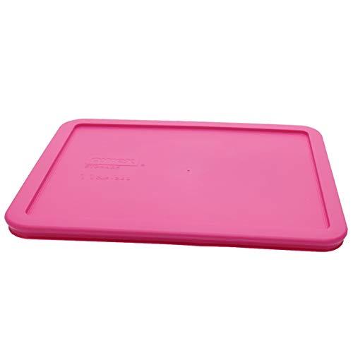 Pyrex 7212-PC Pink Plastic Rectangle Replacement Storage Lid, Made in USA
